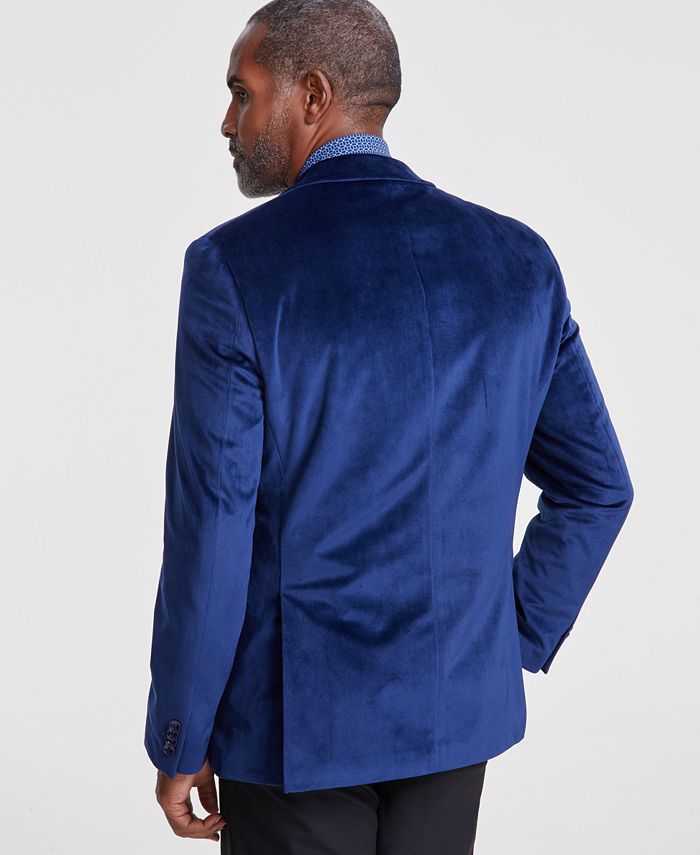 Alfani Men's Slim-Fit Solid Velvet Sport Coats, Created for Macy's - Macy's