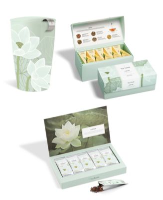 Tea Forte Lotus Tea Bundle, 3 Piece - Macy's