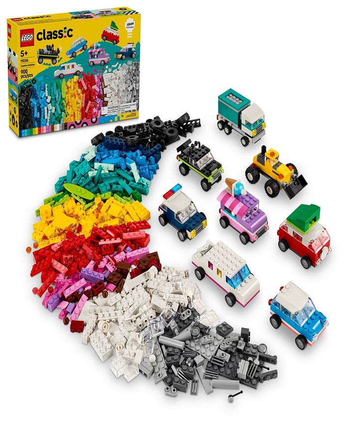 LEGO® Classic Creative Vehicles Car Building Toy 11036, 900 Pieces - Macy's