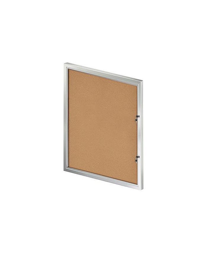 Azar Displays Large Enclosed Cork Bulletin Board w/ Lock & Key - Macy's
