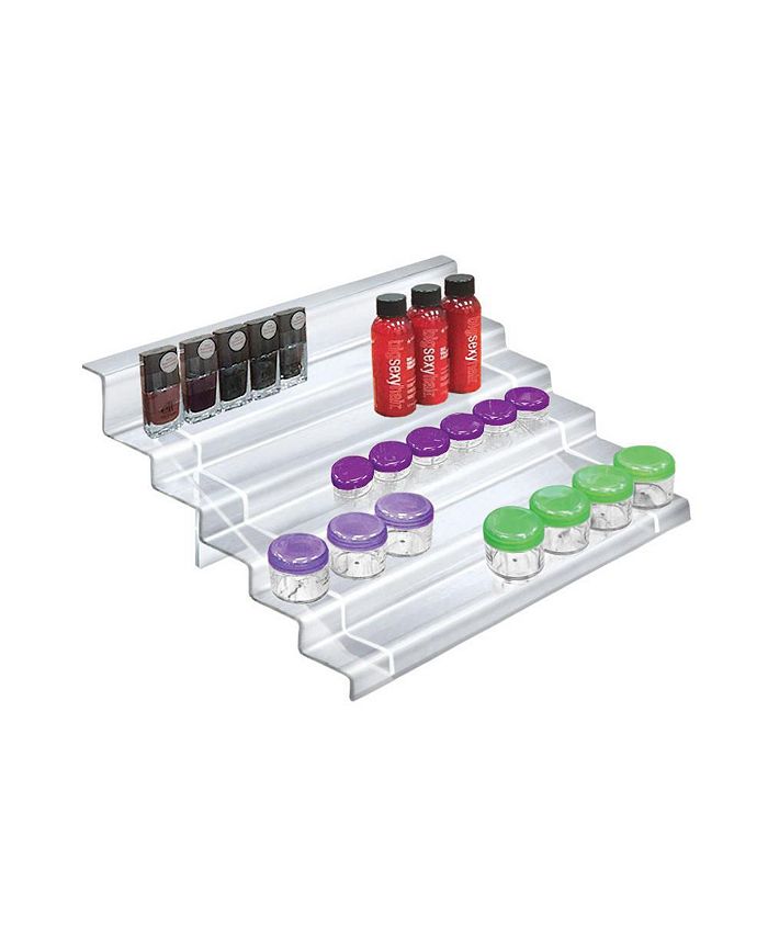 Azar Displays Flip Five-Tier Shelf Counter Step Display, Two in One ...