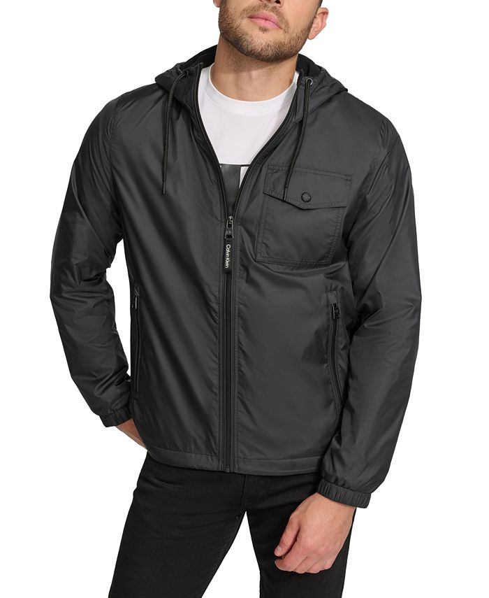 Calvin Klein Men's Polar-Fleece-Lined Windbreaker - Macy's