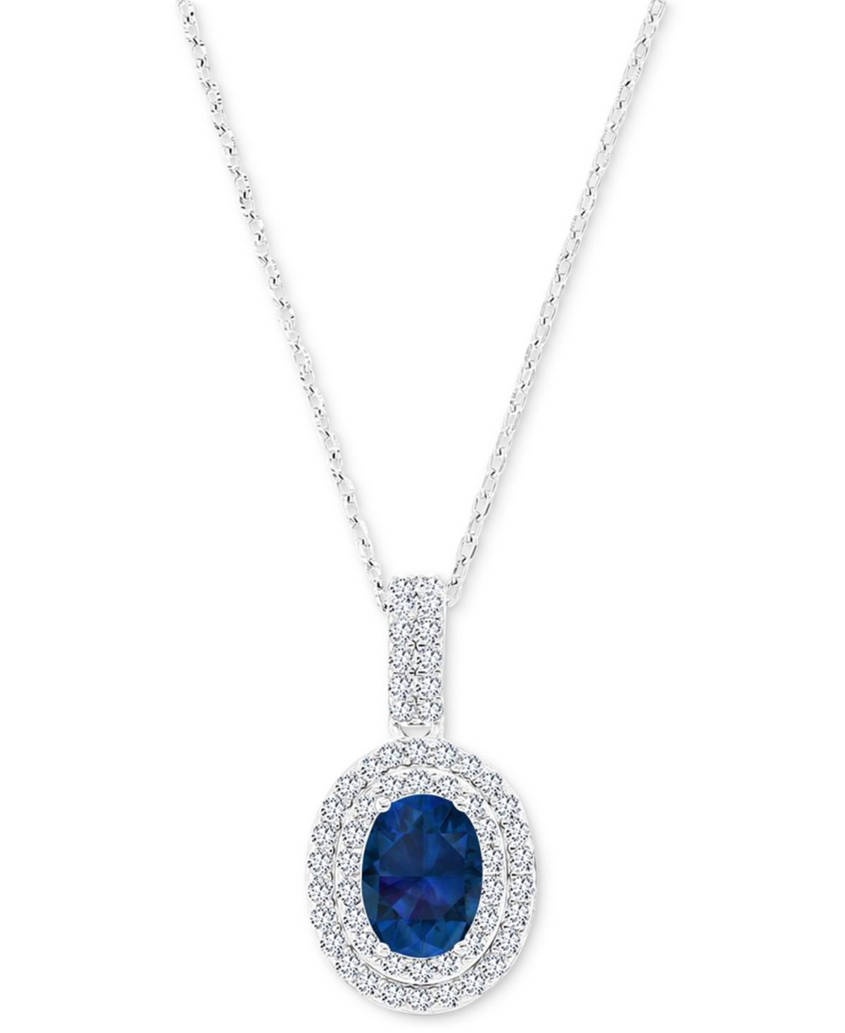 Click here for Amethyst (1-1/20 ct. t.w.) & Lab-Grown White Sapph... prices