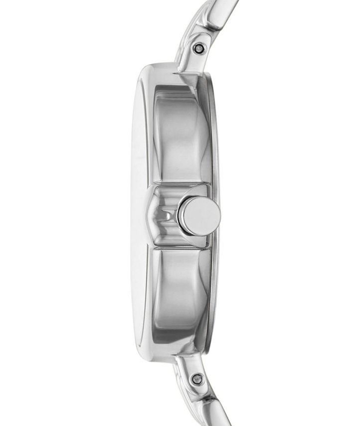 kate spade new york Women's Chelsea Park Silver-Tone Stainless Steel ...