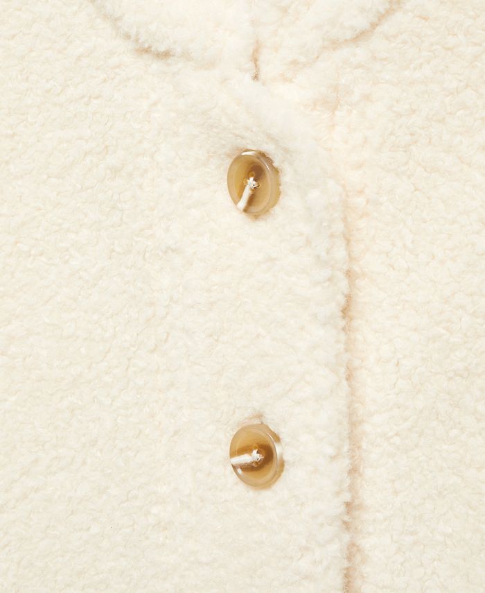 MANGO Women's Faux Shearling Jacket - Macy's