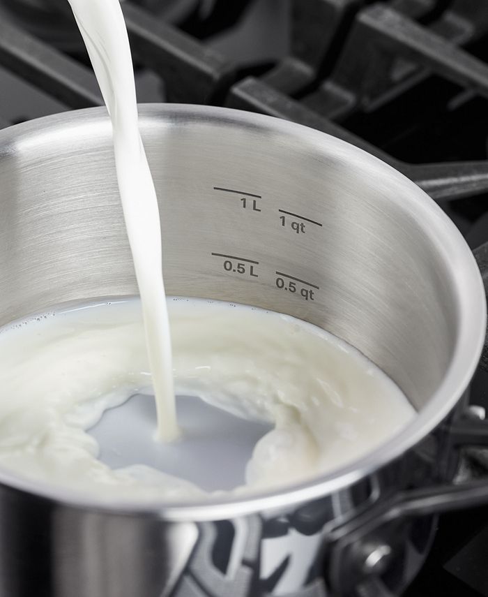 KitchenAid 5-Ply Clad Stainless Steel 1.5 Quart Induction Sauce Pan ...