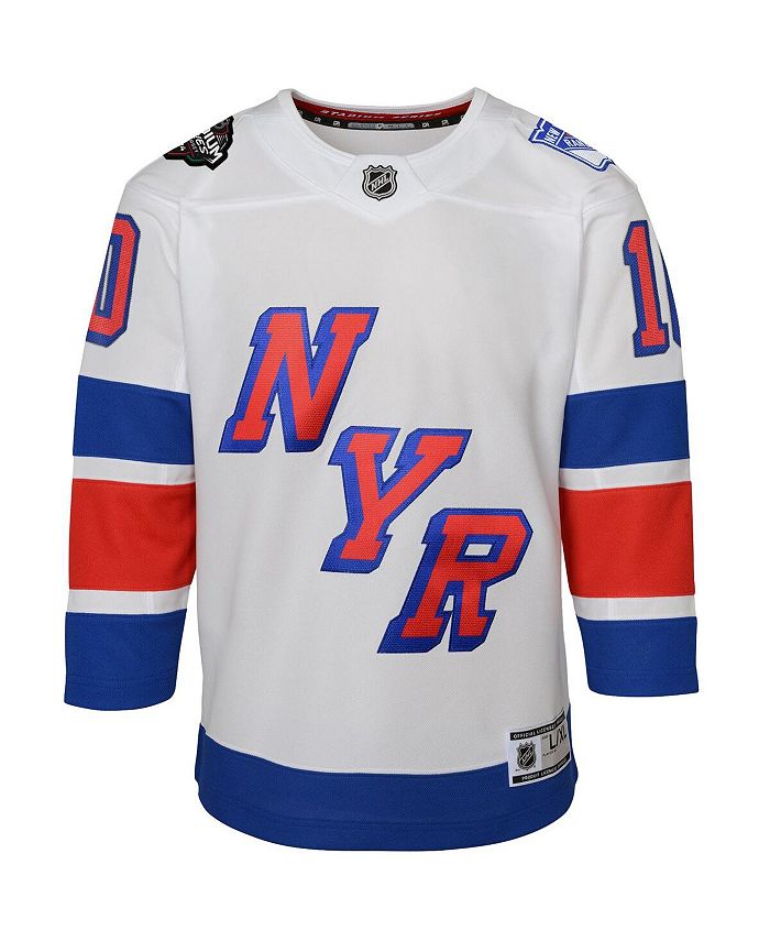 Outerstuff Big Boys Artemi Panarin White New York Rangers 2024 NHL Stadium Series Premier Player ...