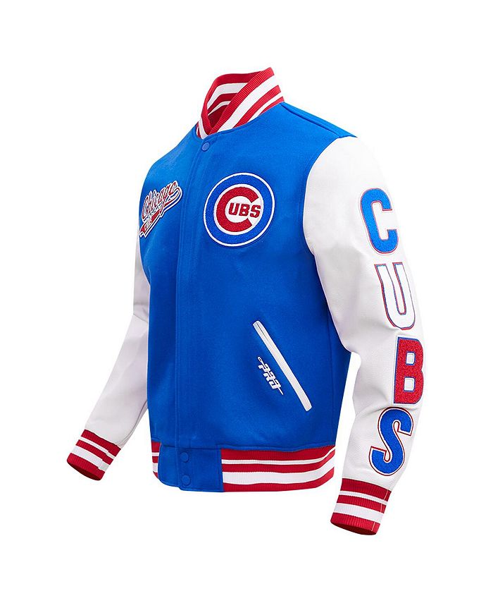 Pro Standard Men's Royal Chicago Cubs Script Tail Wool Full-Zip Varity ...