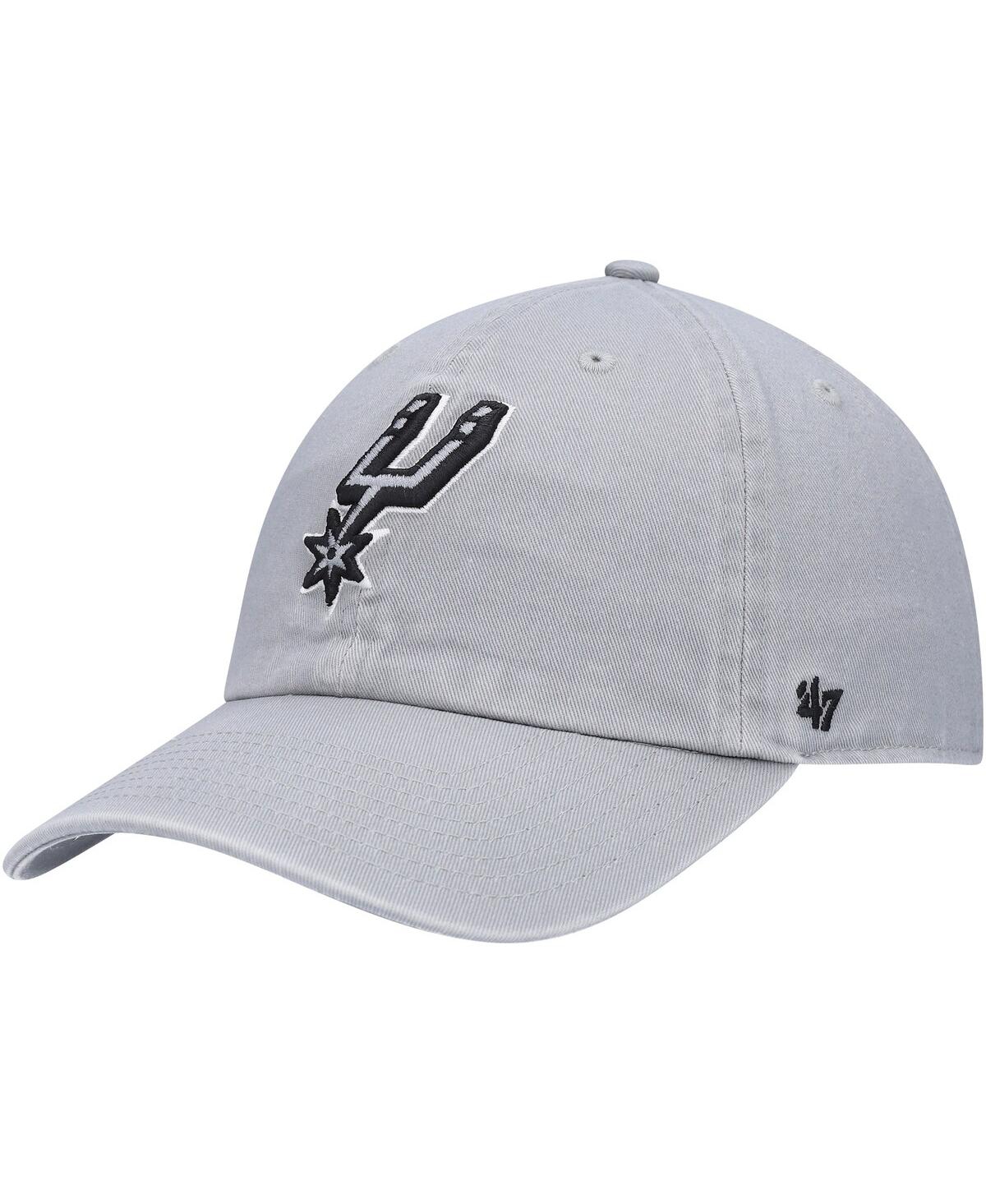 Click here for Mens 47 Brand Gray San Antonio Spurs Team Clean Up... prices