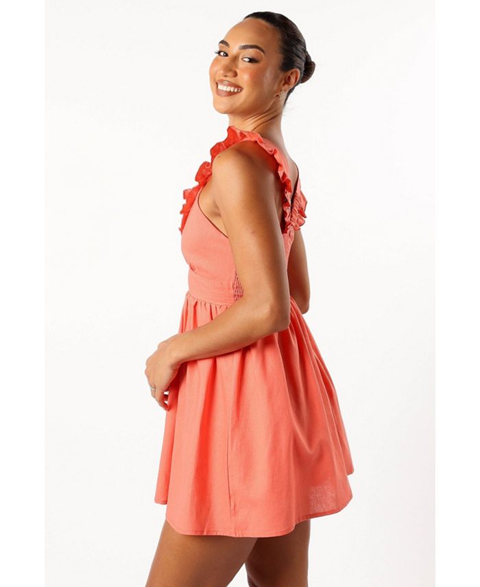 Petal and Pup Rowan Frill Mini Dress - Macy's