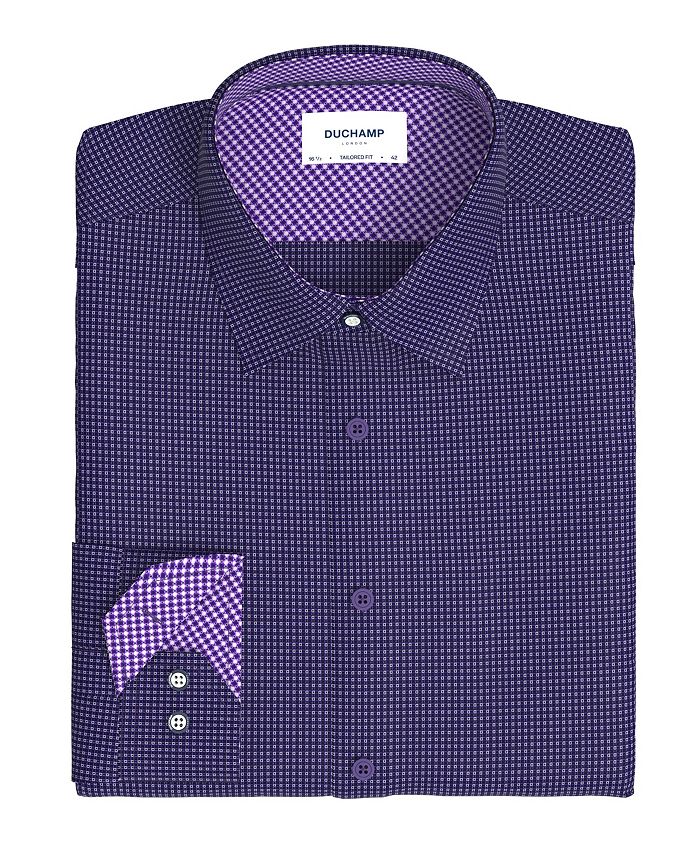 Duchamp London Men's Neat Dress Shirt - Macy's