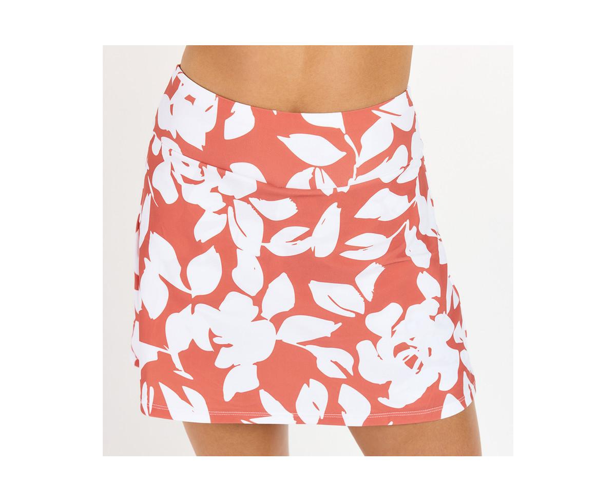 Click here for Calypsa Womens A-line Swim Skort - Rusty rose prices