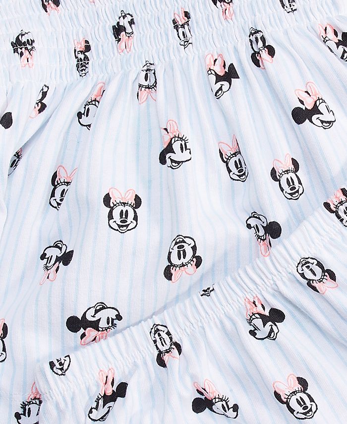 Disney Baby Minnie Mouse Printed Top & Bloomers, 2 Piece Set - Macy's