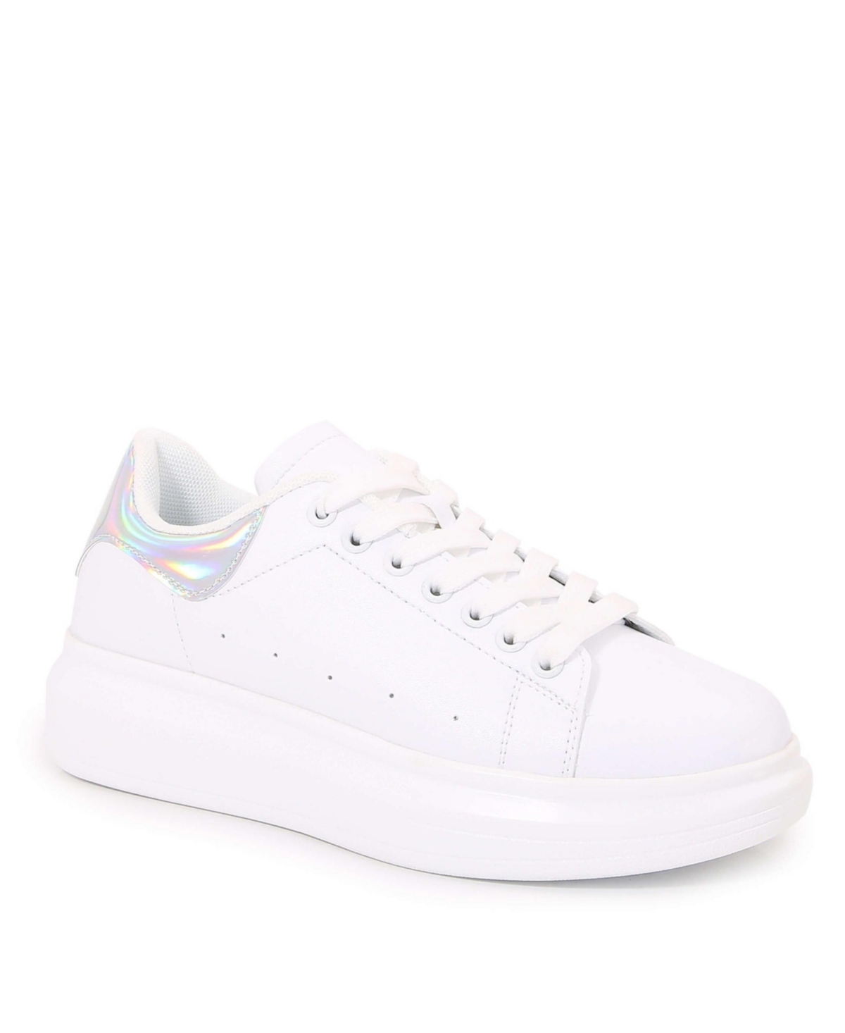 Click here for Berness Womens Platform Sneaker - Whitemulti prices