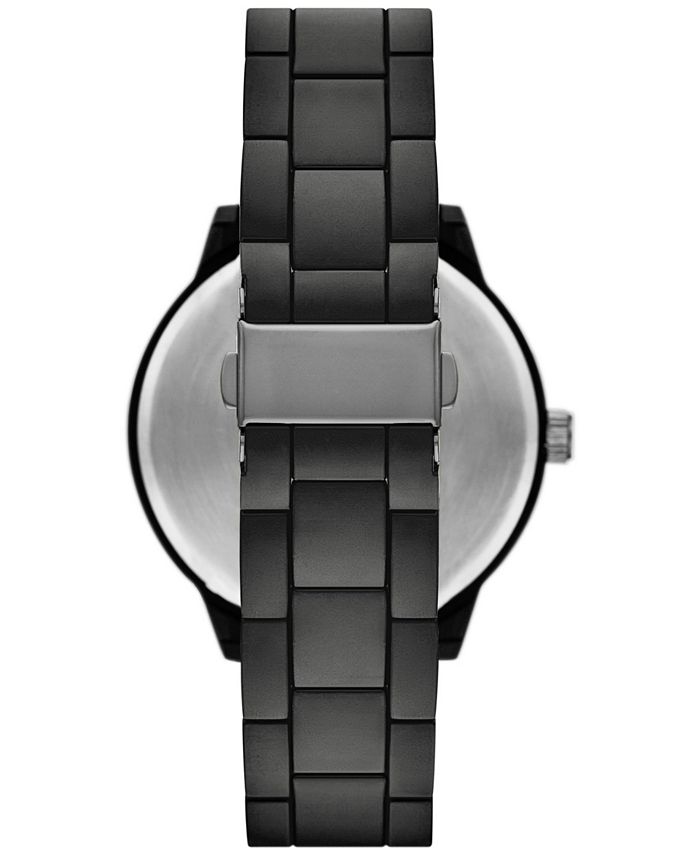 Folio Men's Three Hand Black Alloy Watch 46mm Gift Set - Macy's