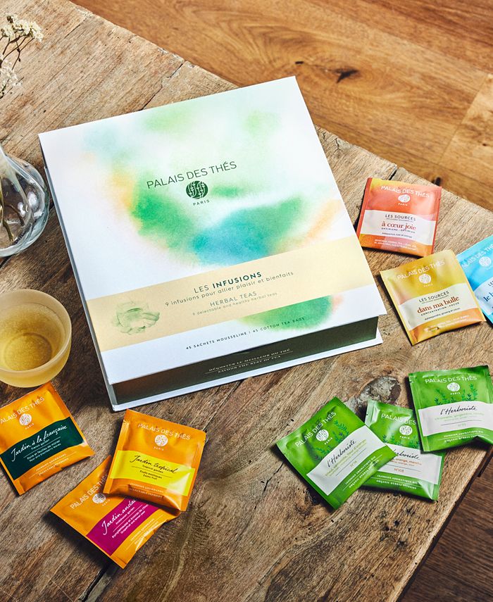 Palais des Thés Herbal Tea Assortment Gift Set, 45 Piece - Macy's