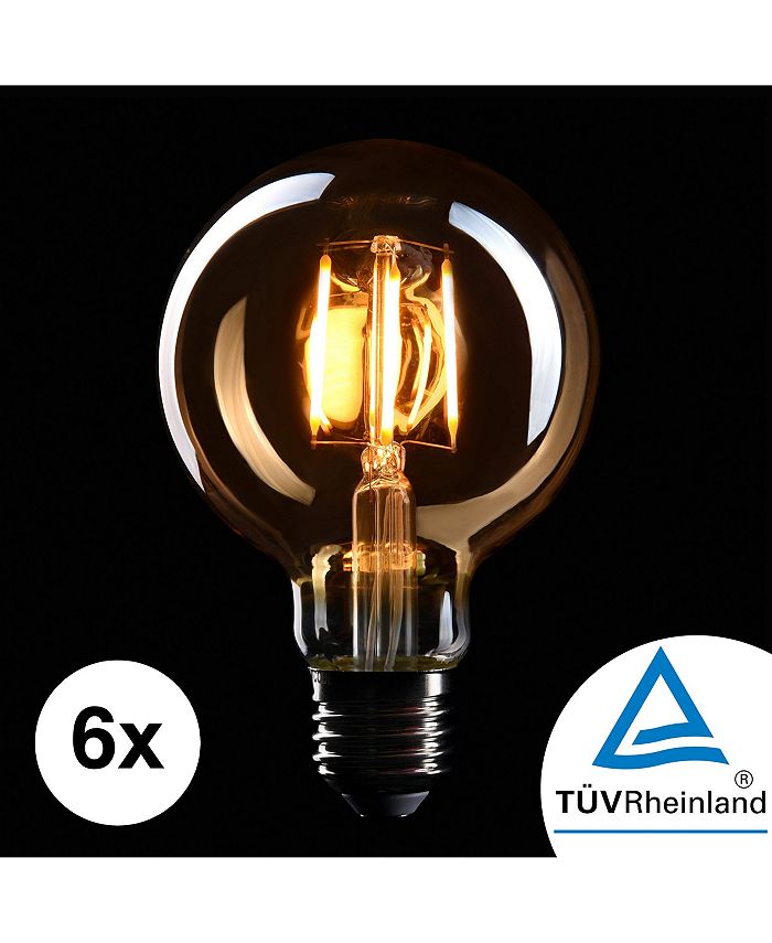 CROWN LED Dimmable Edison Light Bulb with E27 Socket - Macy's