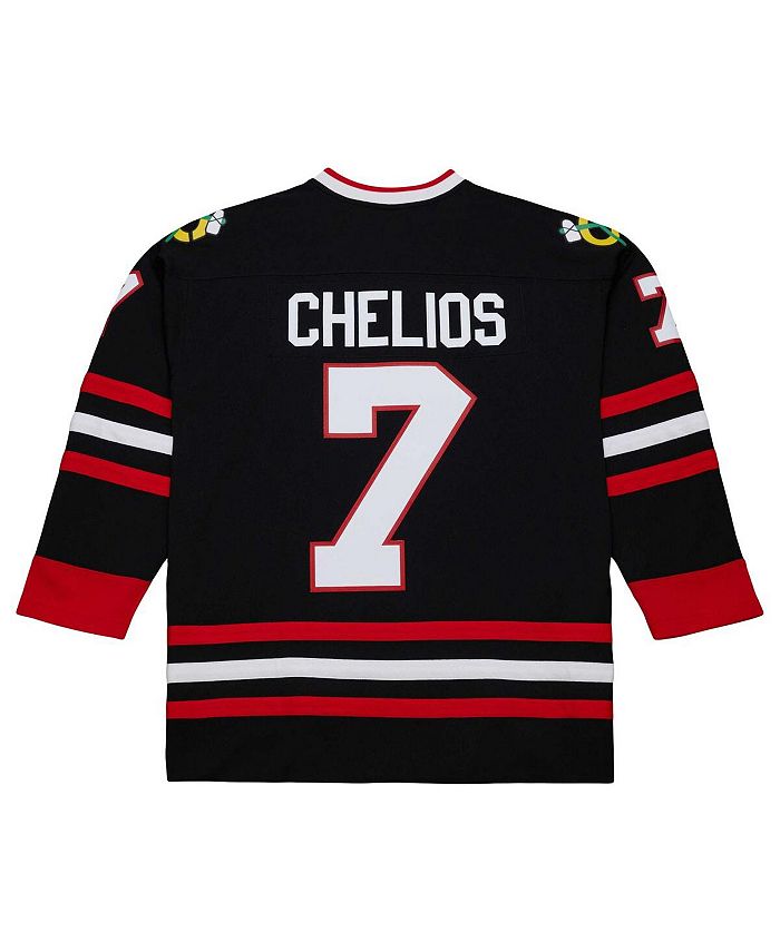 Mitchell & Ness Men's Chris Chelios Black Chicago Blackhawks 1997/98 ...