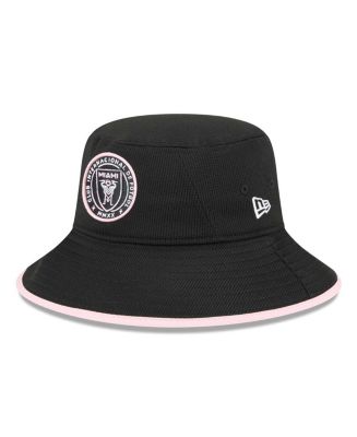 Men's New Era Black Inter Miami CF Bucket Hat - Macy's