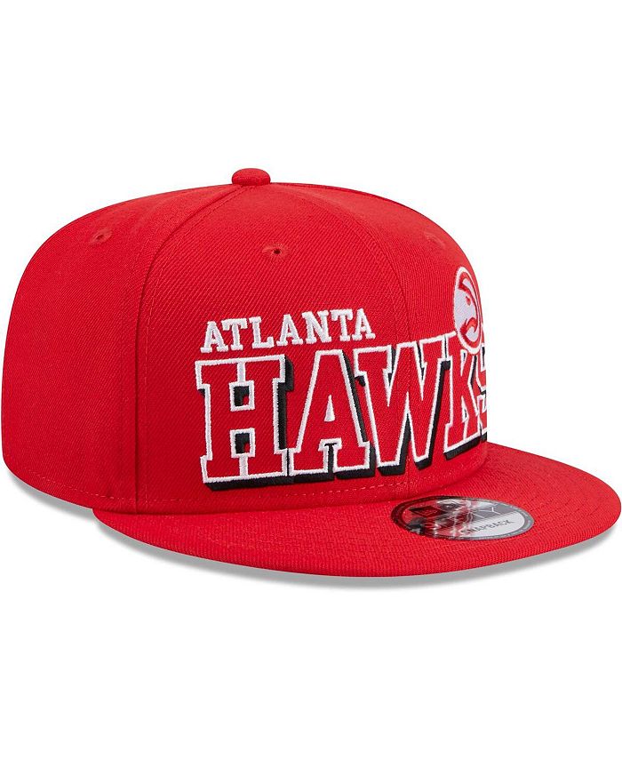 New Era Men's Red Atlanta Hawks Gameday 59FIFTY Snapback Hat - Macy's
