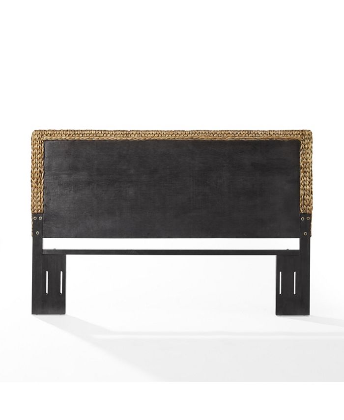 Crosley Edgewater Queen Seagrass Rattan Headboard Macys