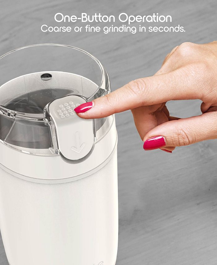 Tzumi Puree Electric Coffee Grinder, One-Touch Spice, Herb, and Coffee ...