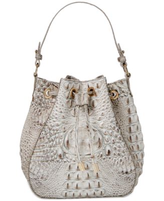Brahmin Melinda Leather Bucket Bag - Macy's