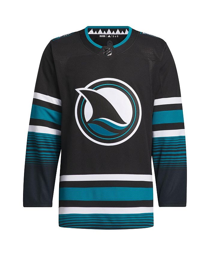 adidas Men's Black San Jose Sharks Alternate Authentic Jersey - Macy's