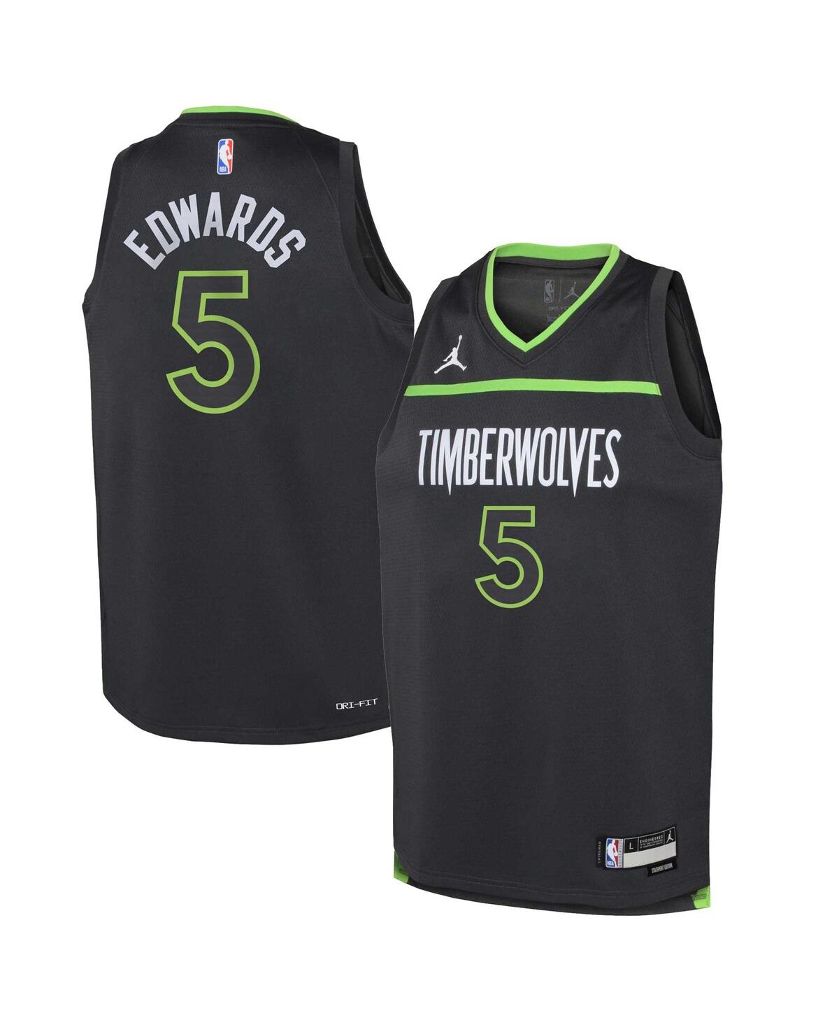 Click here for Big Boys Jordan Anthony Edwards Black Minnesota Ti... prices