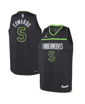 Big Boys Jordan Anthony Edwards Black Minnesota Timberwolves Swingman ...