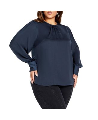 CITY CHIC Plus Size Aaliyah Print Top - Macy's