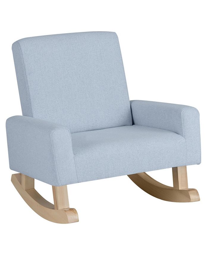 Slickblue Kids Rocking Chair with Solid Wood Legs - Macy's