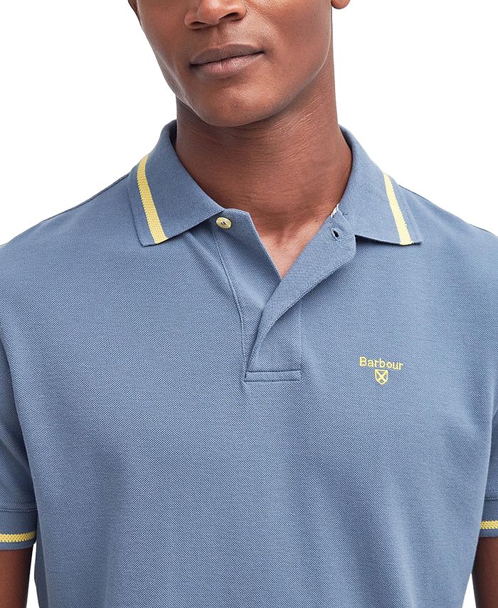 Barbour Men's Newbridge Tipped Piqué Polo Shirt - Macy's