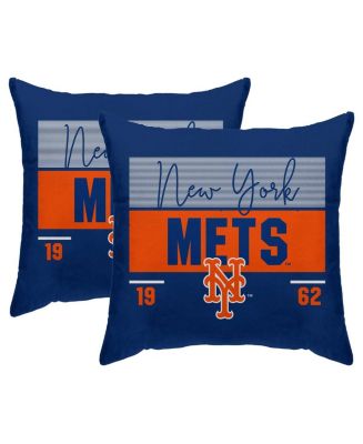 Pegasus New York Mets 18" x 18" Statement Script Duck Cloth Decor ...