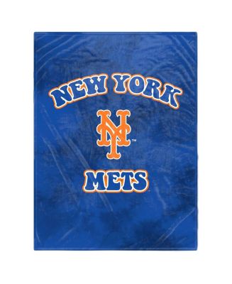 New York Mets 60'' x 80'' Bubble Tie-Dye Flannel Sherpa Blanket - Macy's