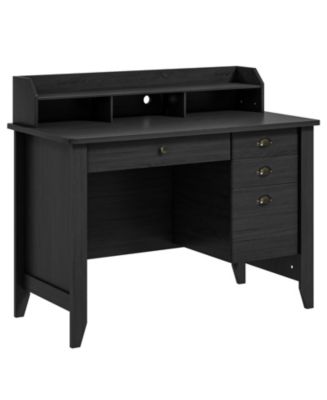 Vintage like Computer Desk with Storage Shelves and 4 Drawers - Macy's
