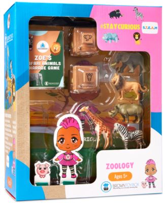 Brown Toy Box Zoe Zoology Activity Kit - Macy's