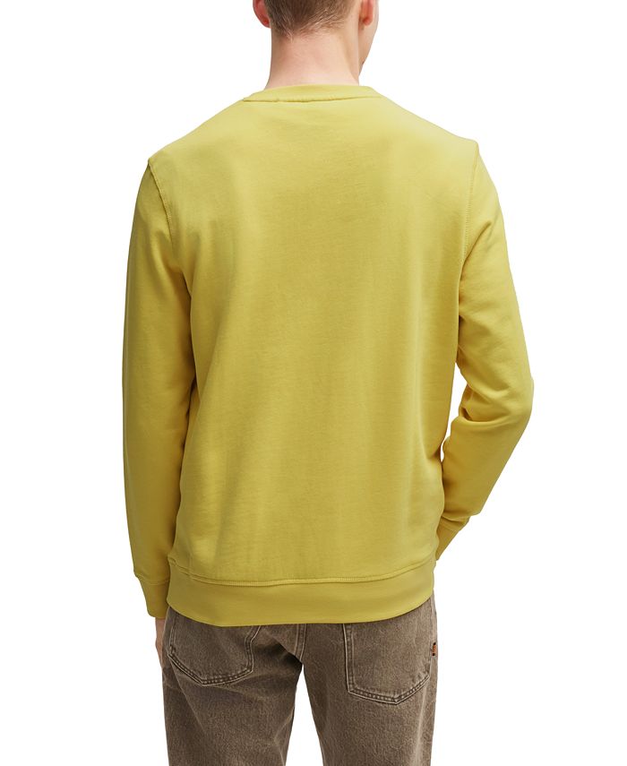 Hugo Boss Men's Logo Patch Relaxed-Fit Sweatshirt - Macy's