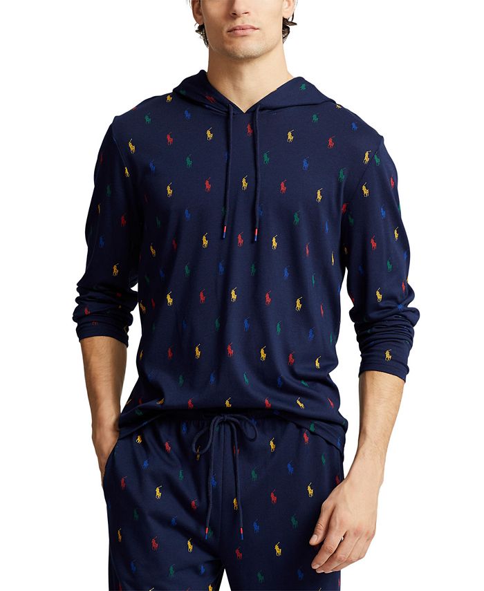 Polo Ralph Lauren Men's Printed Sleep Hoodie - Macy's