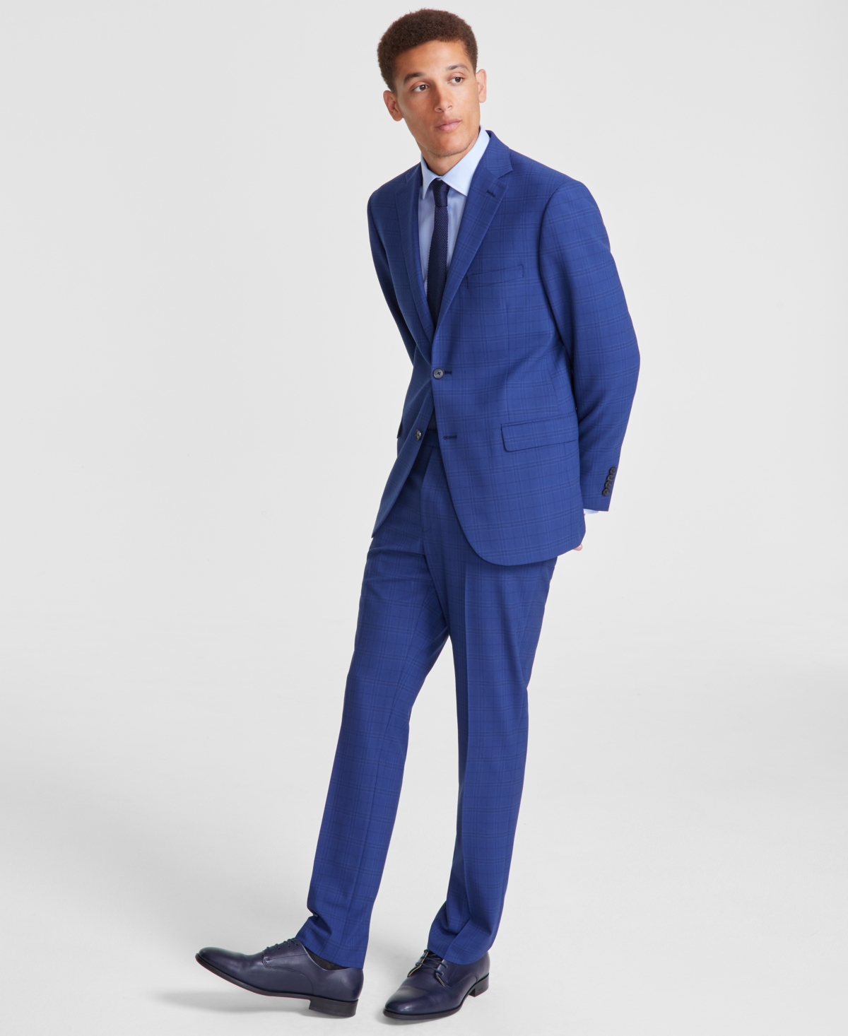 Click here for Dkny Mens Modern-Fit Nested Suit - Blue prices