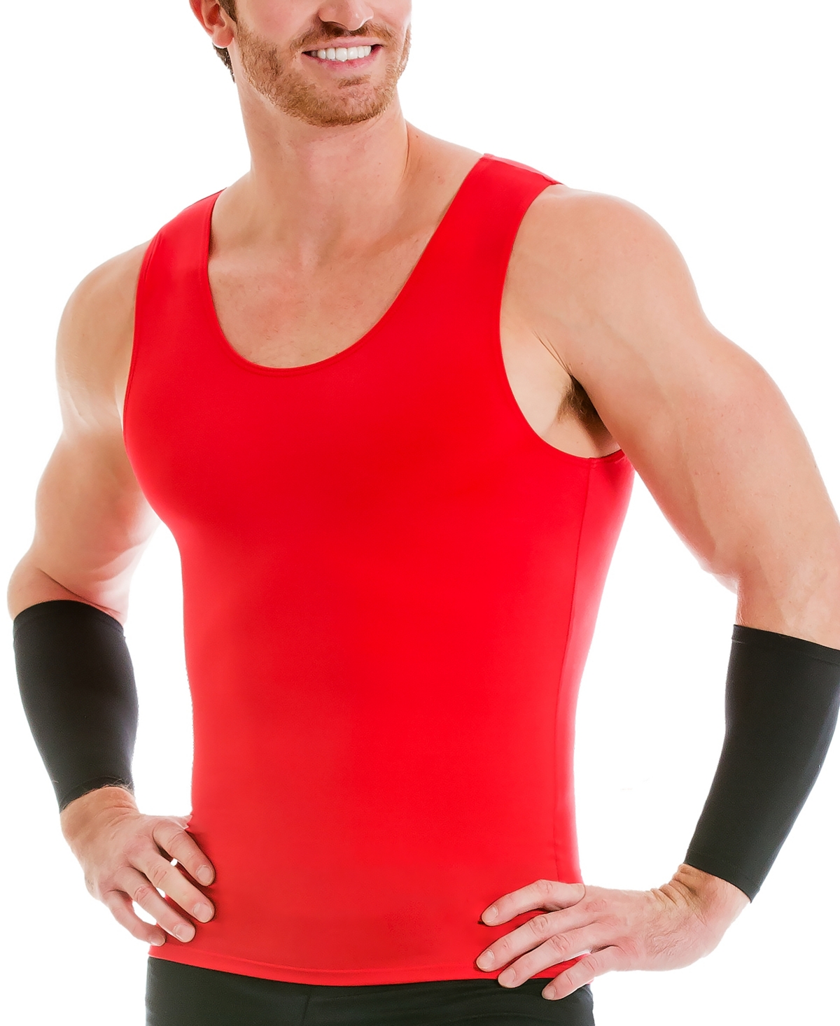 Click here for Instaslim Mens Compression Activewear Muscle Tank... prices