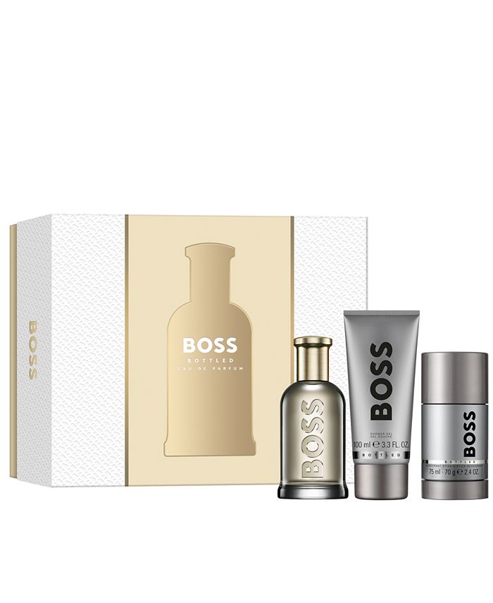 Hugo Boss HUGO BOSS Men's 3-Pc. BOSS Bottled Eau de Parfum Gift Set ...