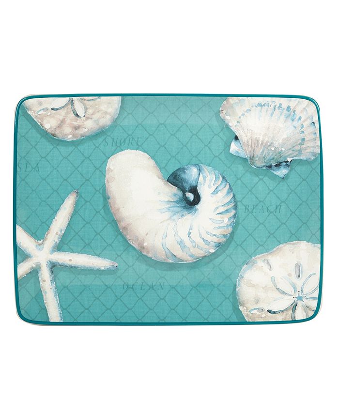 Certified International Ocean View Rectangular Platter - Macy's