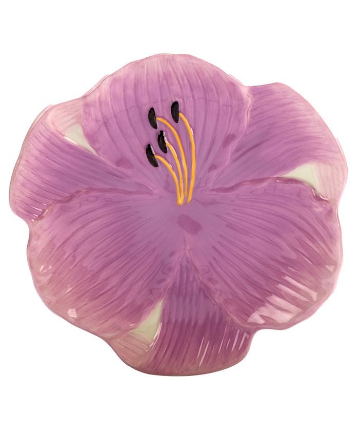 Certified International Hummingbirds Set of 4 3-D Floral Dessert Plates ...