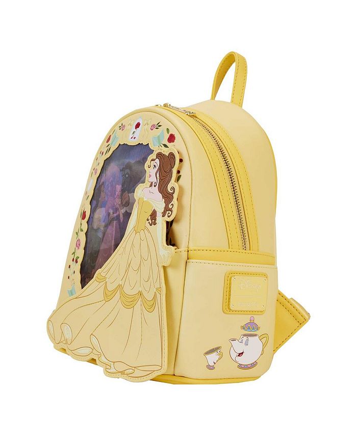 Loungefly Men's and Women's Belle Beauty and The Beast Lenticular Mini ...