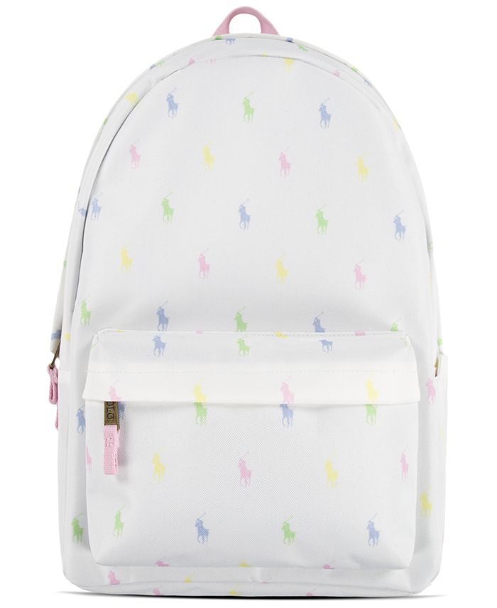 Polo Ralph Lauren Big Girls Pony Adjustable Backpack - Macy's