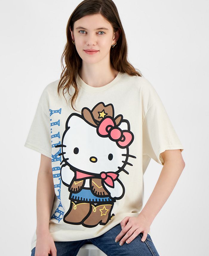 Love Tribe Juniors' Hello Kitty Wild West Tee - Macy's