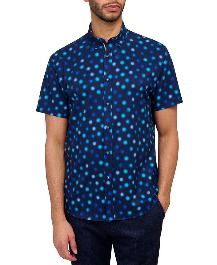 Society of Threads Men's Performance Stretch Floral Shirt - Macy's