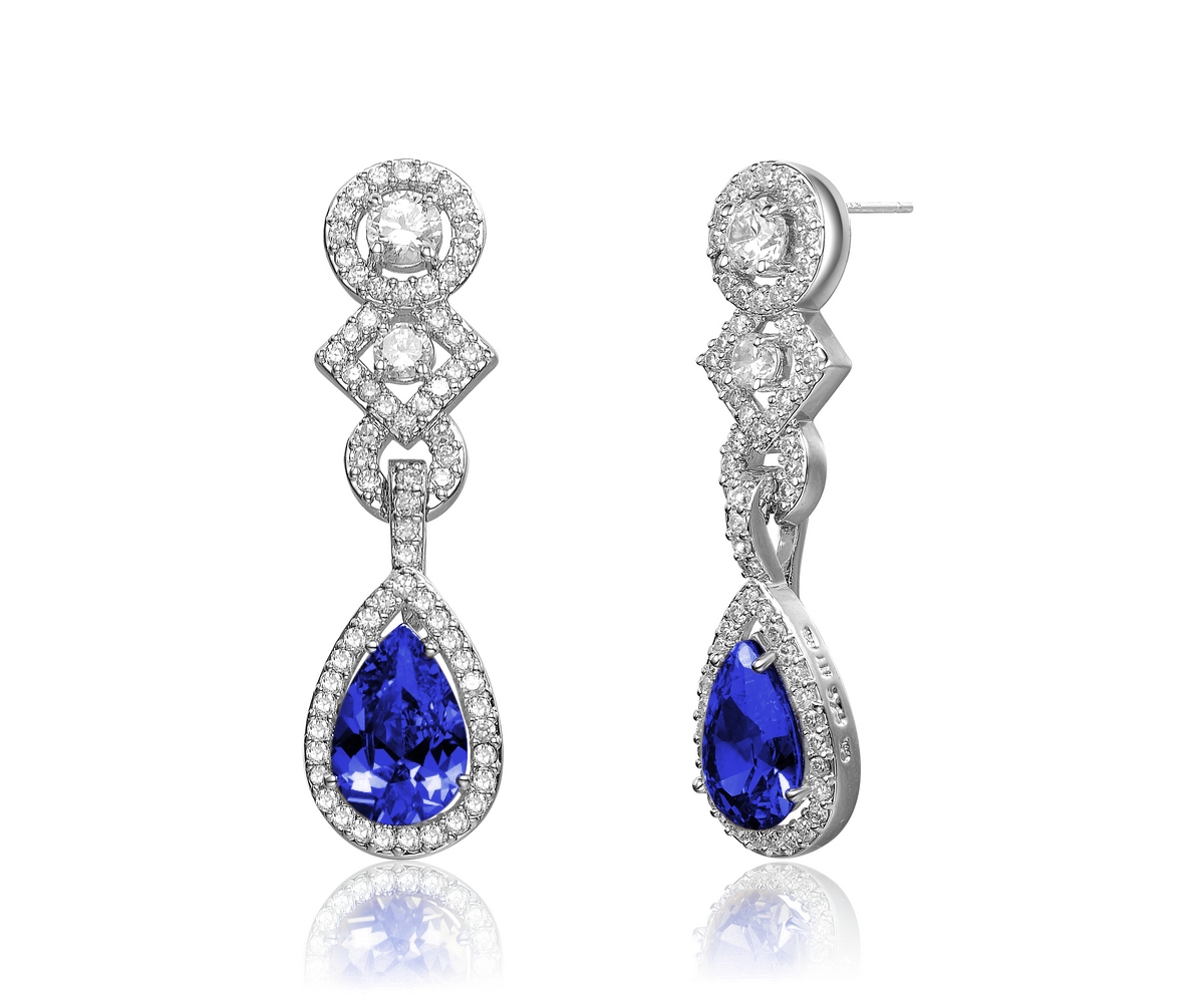 Click here for Genevive Cubic Zirconia Sterling Silver Green and... prices