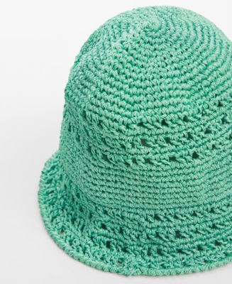 Mango Women's Crochet Bucket Hat - Macy's